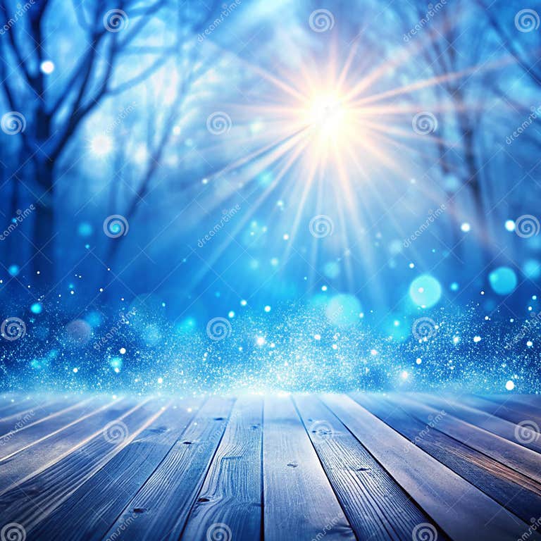 Panoramic Blue Background with Soft Sunlight and Subtle Shadow Effects ...