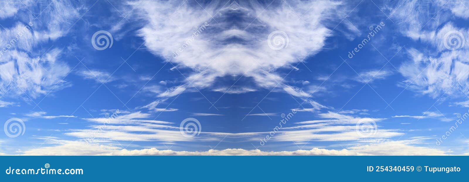 Panoramic blue sky texture stock image. Image of beautiful - 254340459