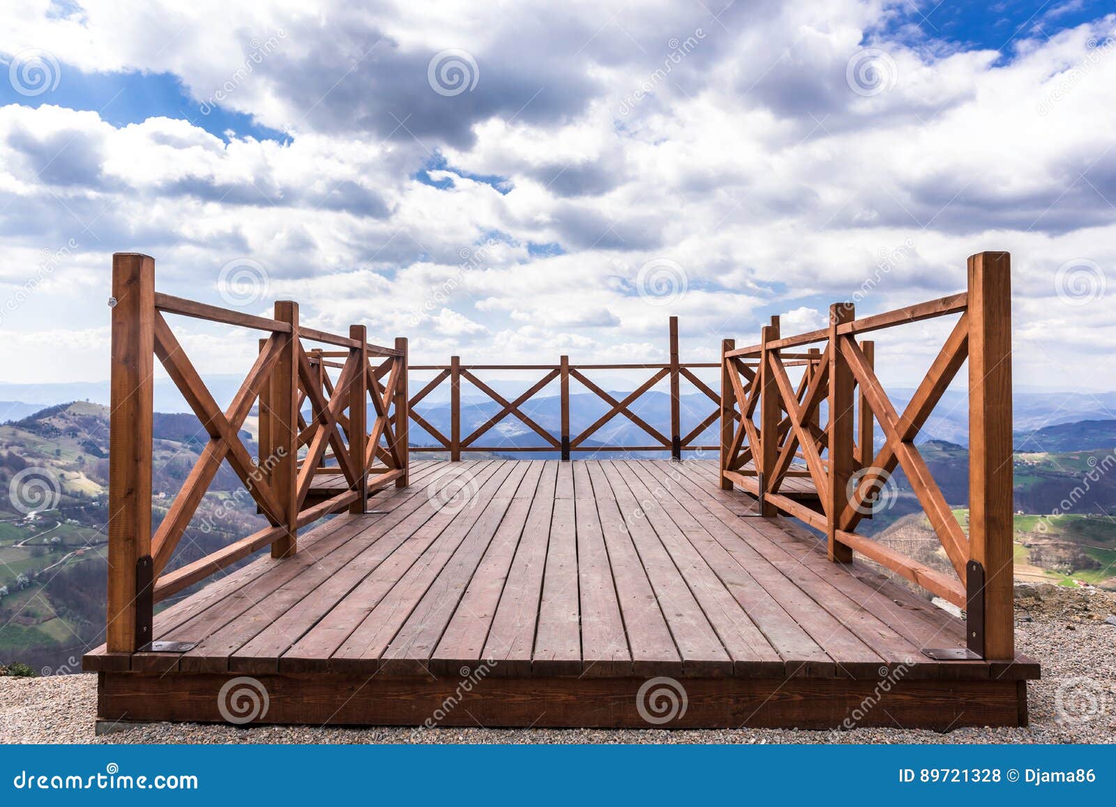 Panoramic Bridge with Great Views Stock Photo - Image of famous ...