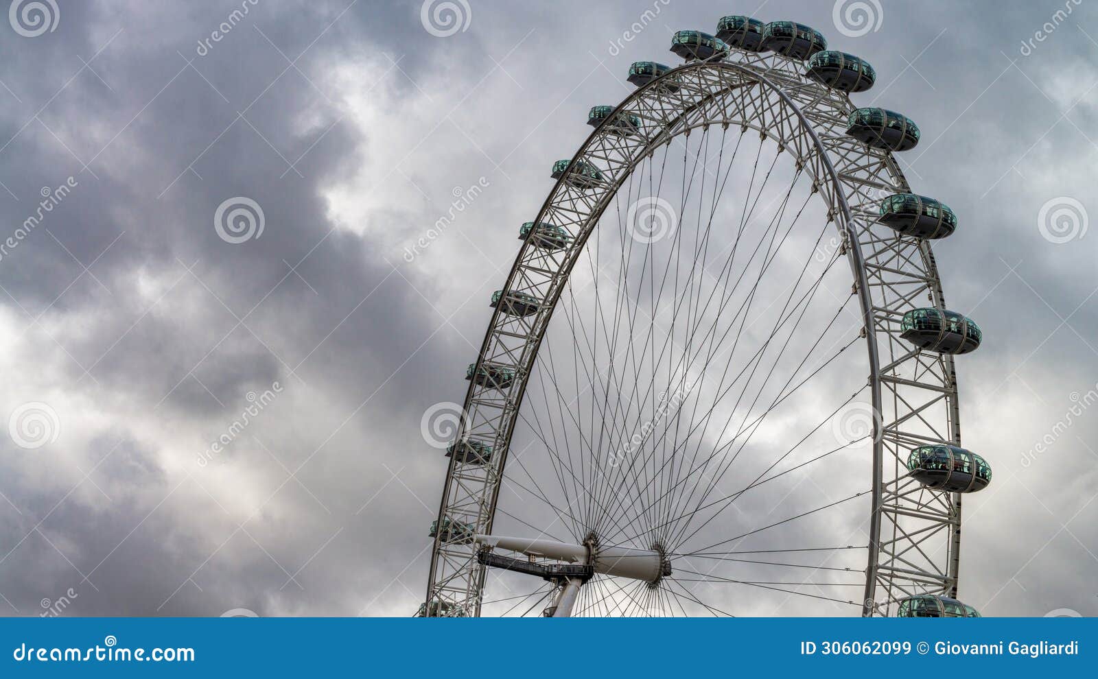 Panoramic City Wheel for High Vantage Point of View Editorial Stock ...