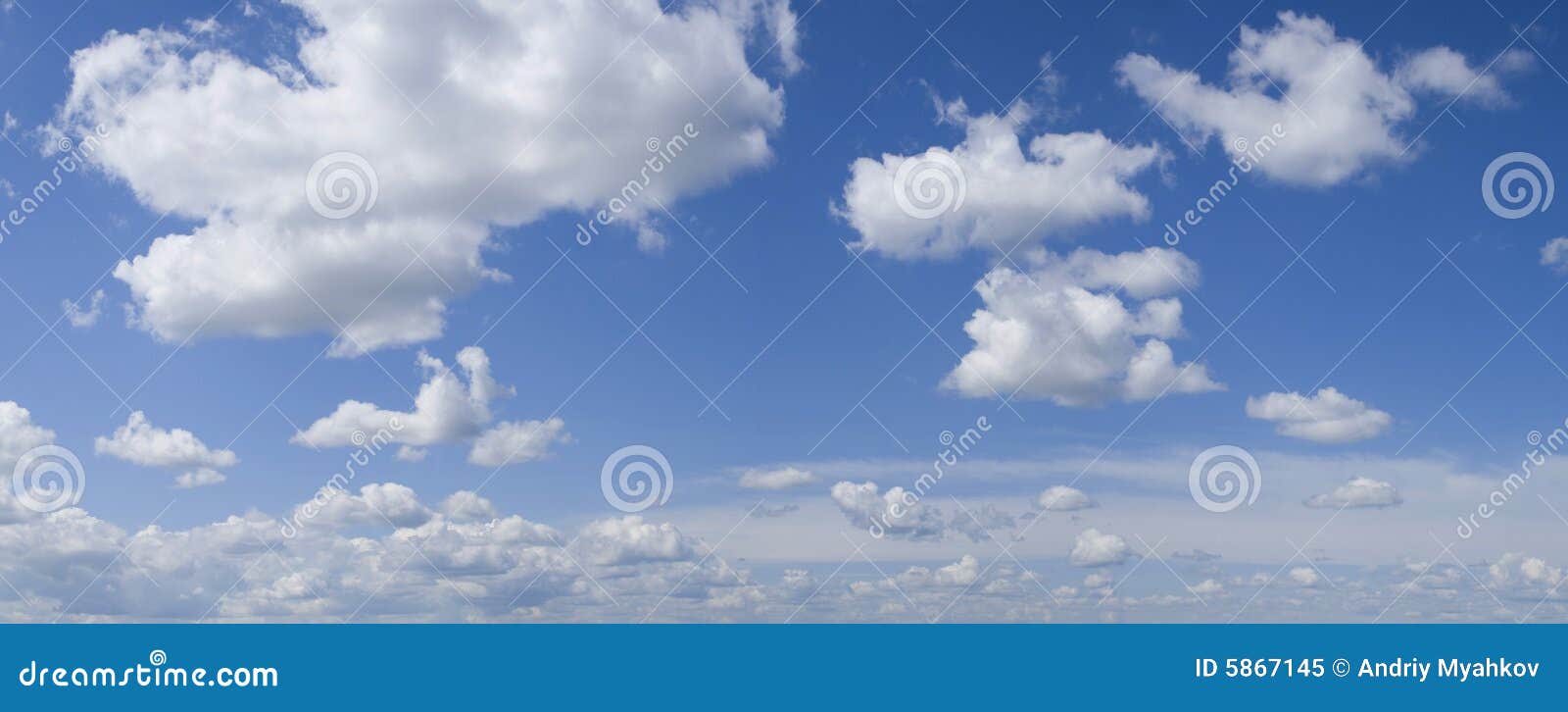 Panoramic clouds stock image. Image of clear, high, angle - 5867145