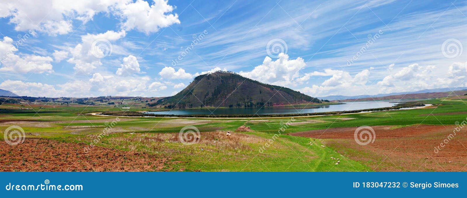 Panoramic Country View, Cusco Region, Peru Stock Photo - Image of ...