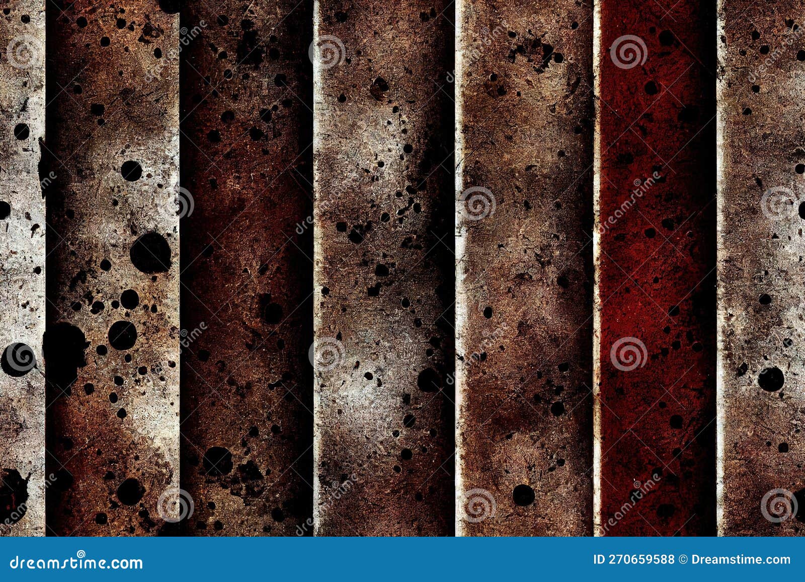 Panoramic Grunge Rusted Metal Texture, Rust And Oxidized Metal ...