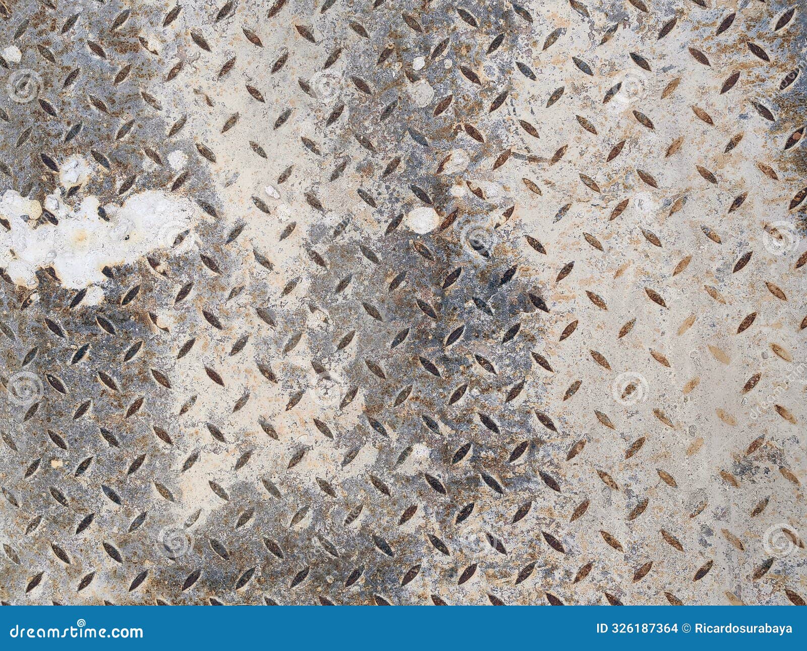 Panoramic Rusted Metal Texture With Oxidized Patterns Royalty-Free ...