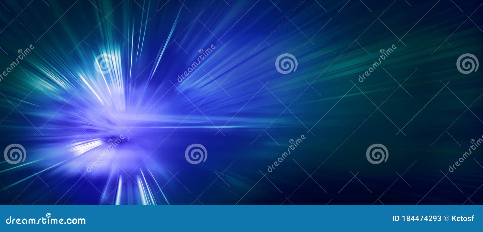 Panoramic High Speed Technology Concept Stock Image - Image of long ...