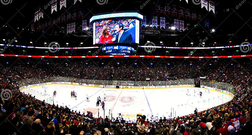 Panoramic Hockey Night in Canada Editorial Photography - Image of ...