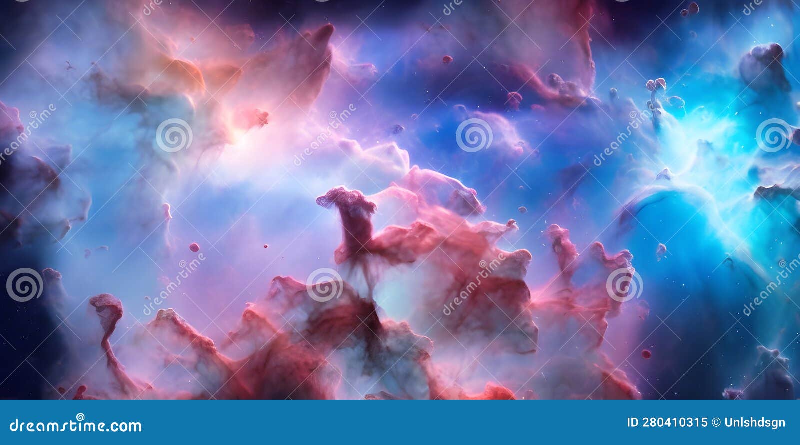 Panoramic 8k Outer Space Background Texture Stock Illustration ...