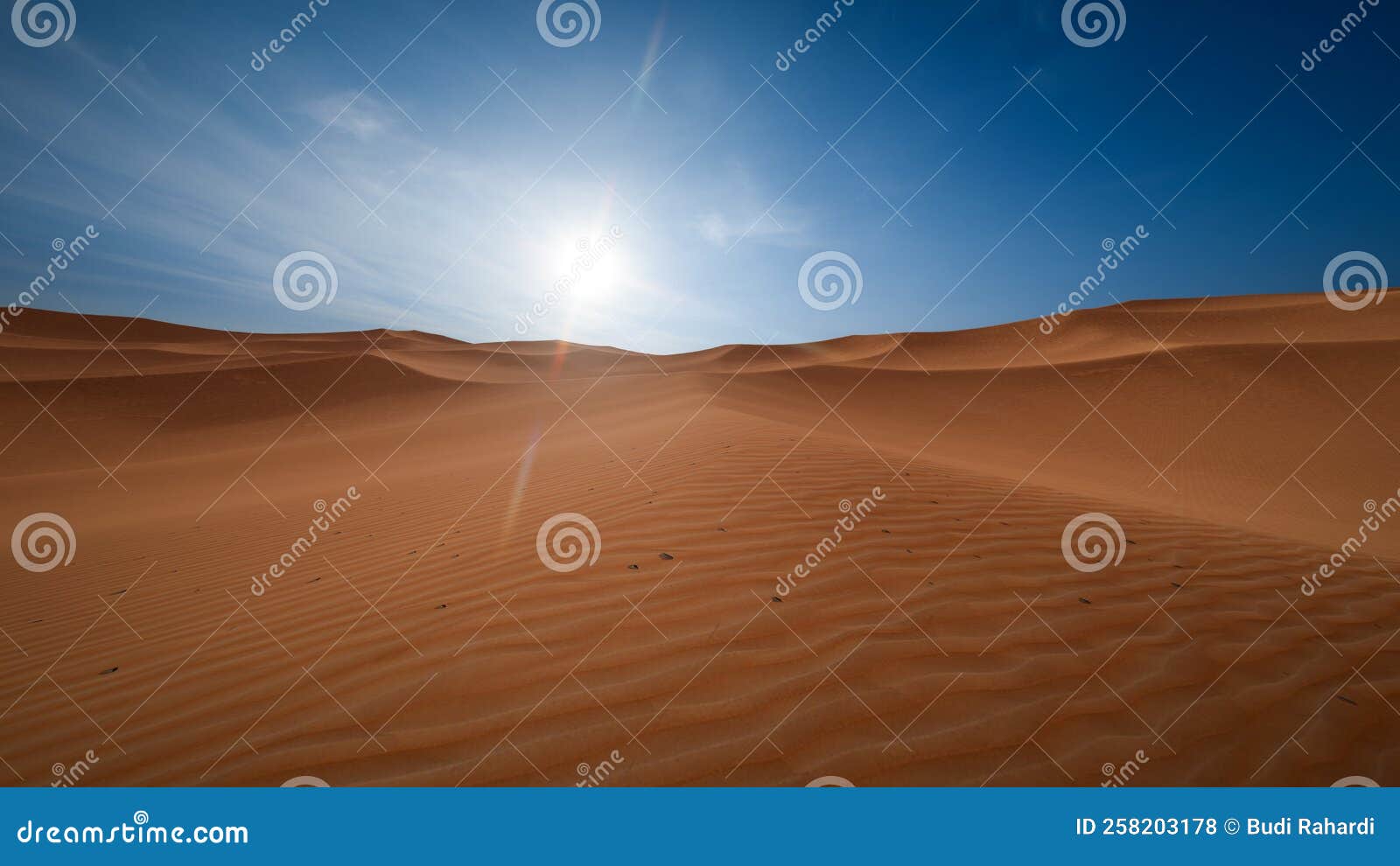 Panoramic Landscape Desert 3D Render Virtual World Stock Illustration ...