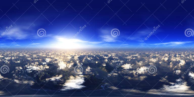 Panoramic Landscape, HDRI, Environment Map Stock Image - Image of ...