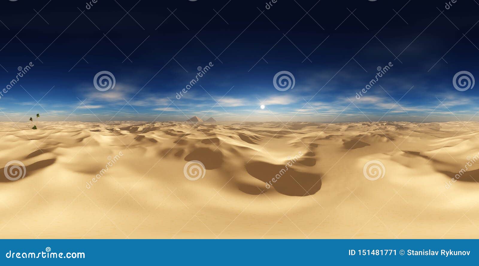 Panoramic Landscape, HDRI, Environment Map Stock Illustration ...