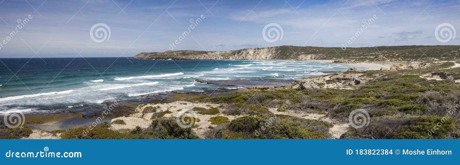 A Panoramic Landscape of Kangaroo Island, Australia Stock Photo - Image ...