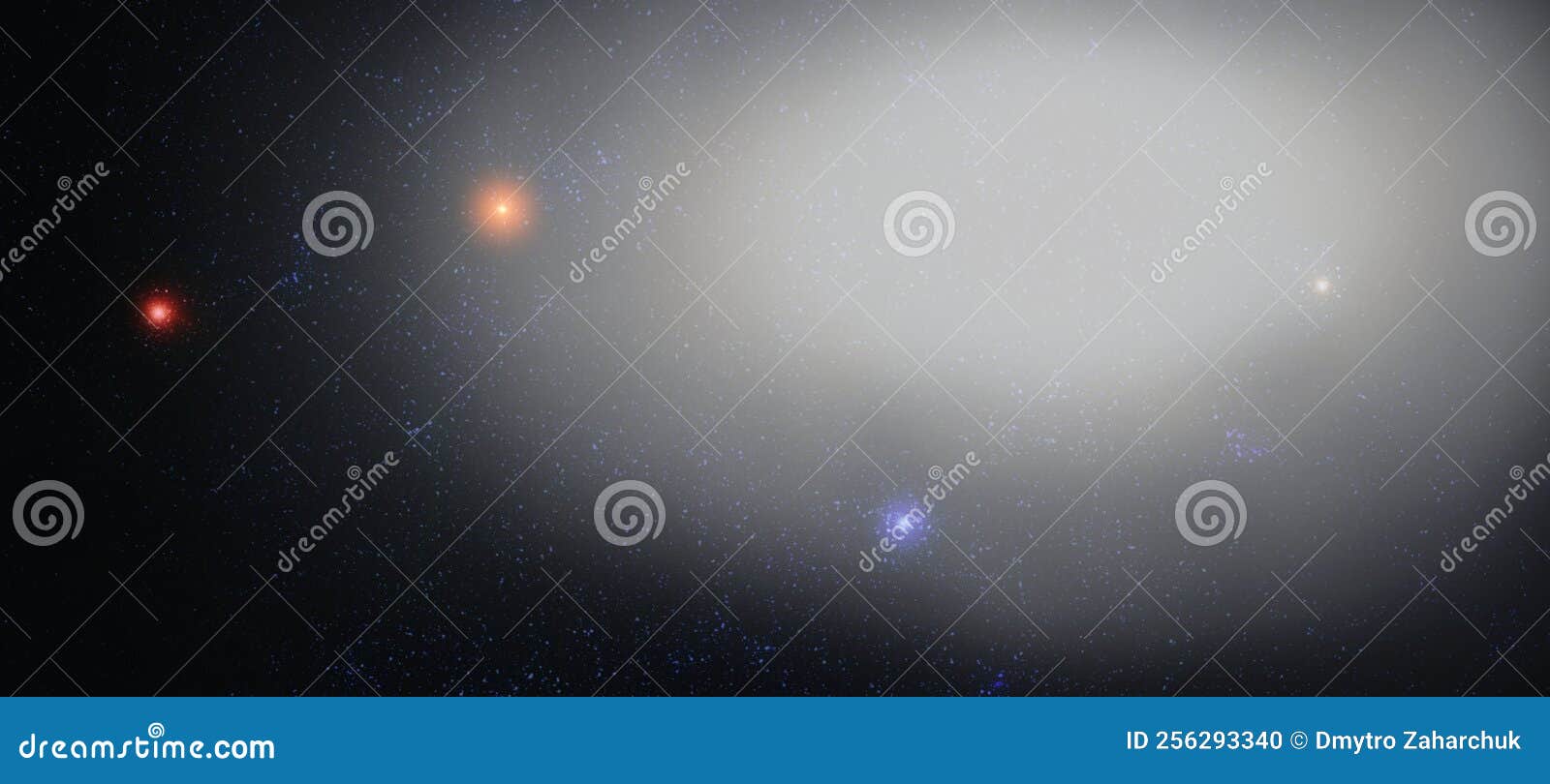 Panoramic Looking into Deep Space. Dark Night Sky Full of Stars. the ...