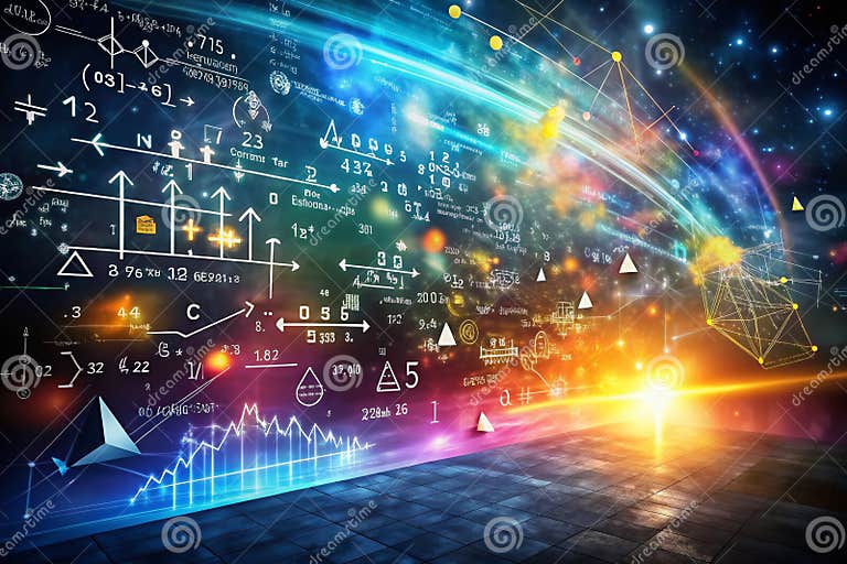 Panoramic Mathematical Formulas Backgrounds Inspiring Visuals for ...