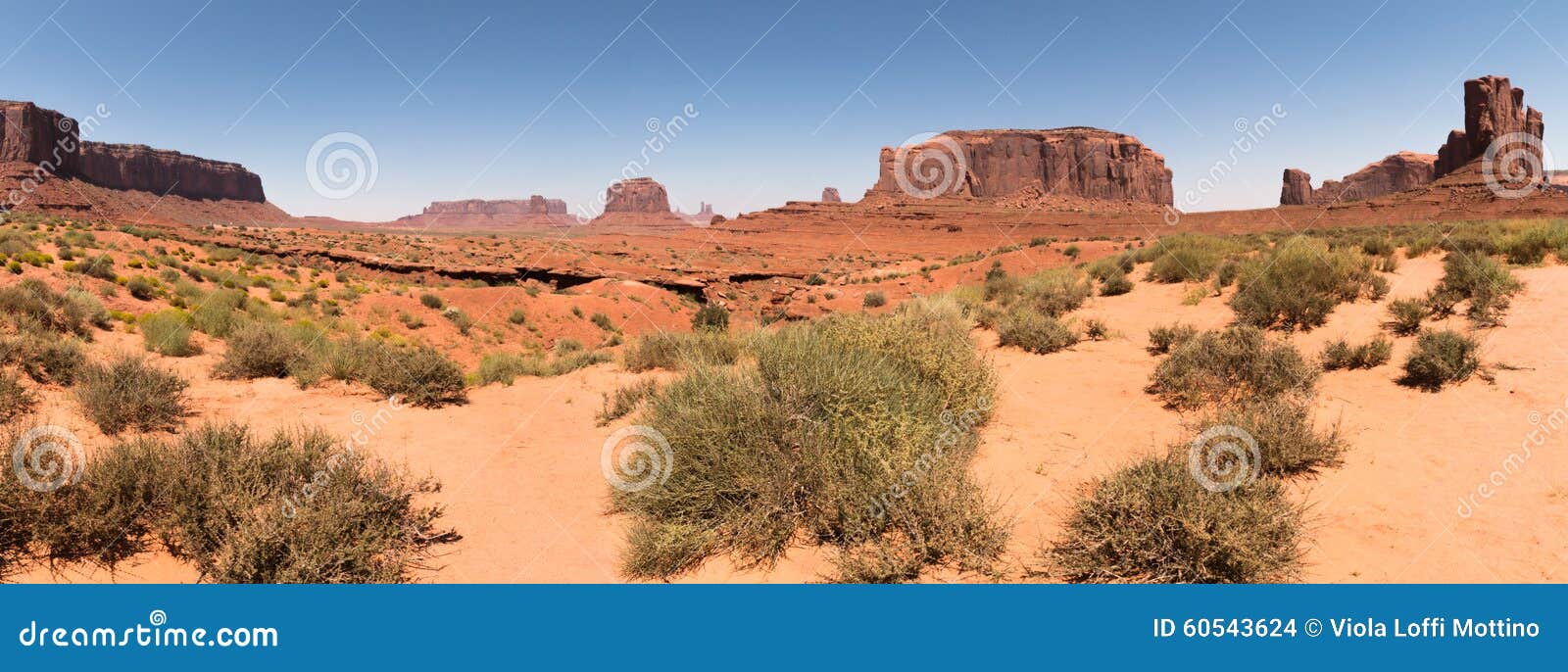 Panoramic of Monument Valley , Utah, USA Stock Photo - Image of scene ...