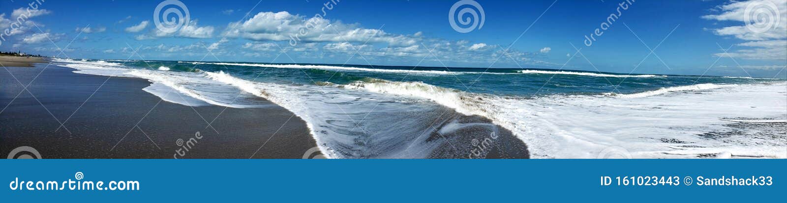 Panoramic Ocean View stock image. Image of coast, high - 161023443