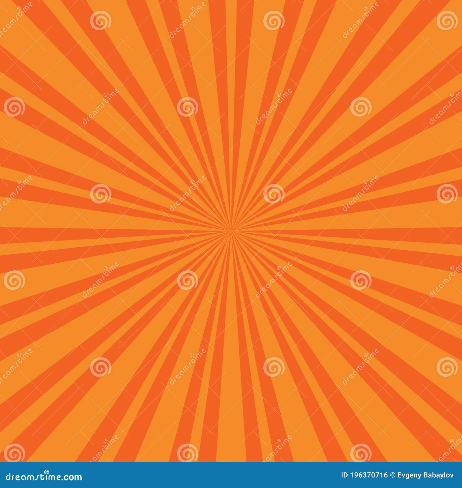 Orange Comic Page Template Vector Illustration | CartoonDealer.com ...