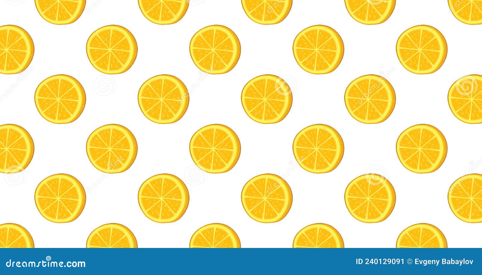 Panoramic Orange Ring Pattern on White Background - Vector Stock Vector ...