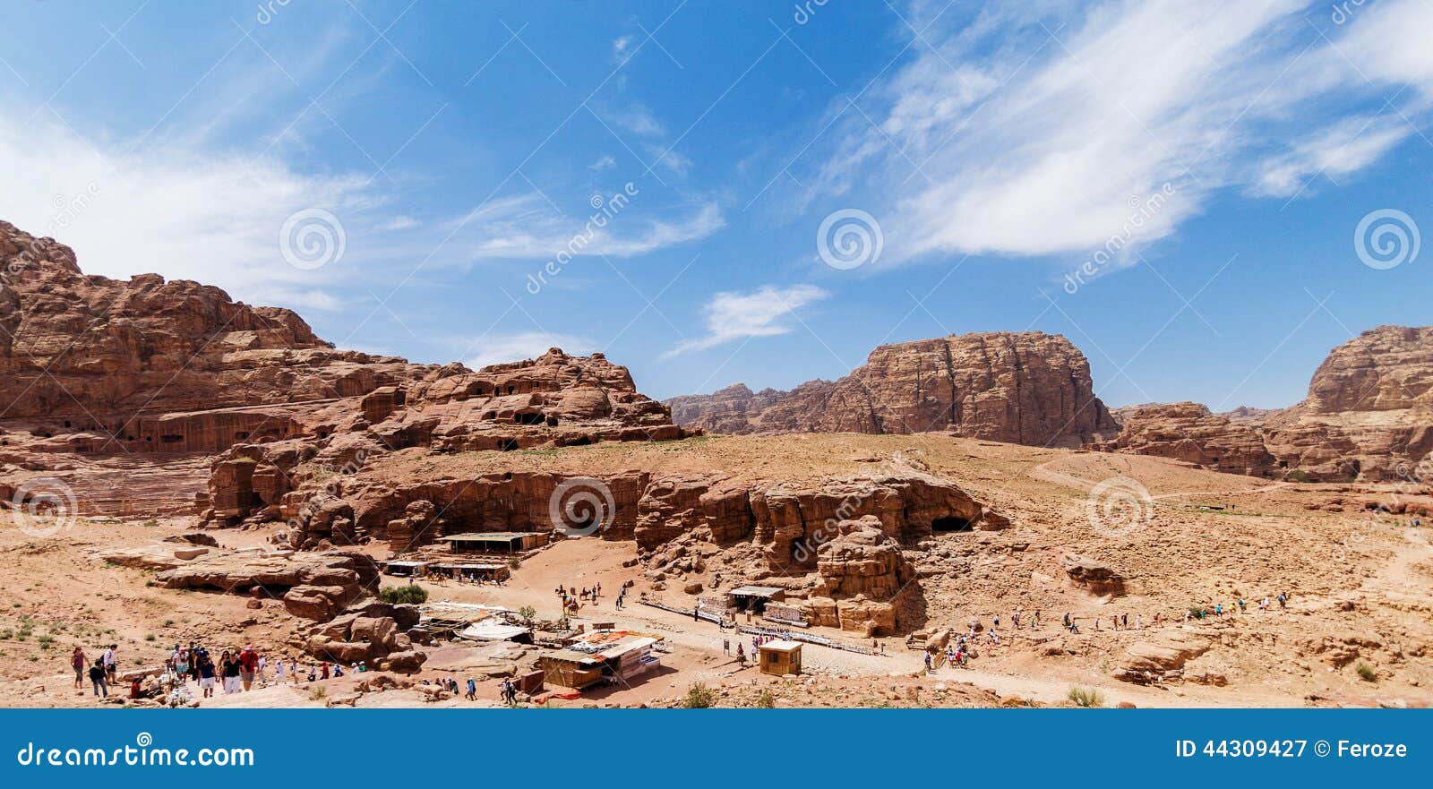 Panoramic Petra Jordan editorial photography. Image of jordan - 44309427