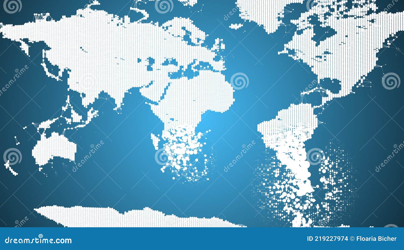 Panoramic Planet Map with Texture Surface in 4k Video. Stock Footage ...