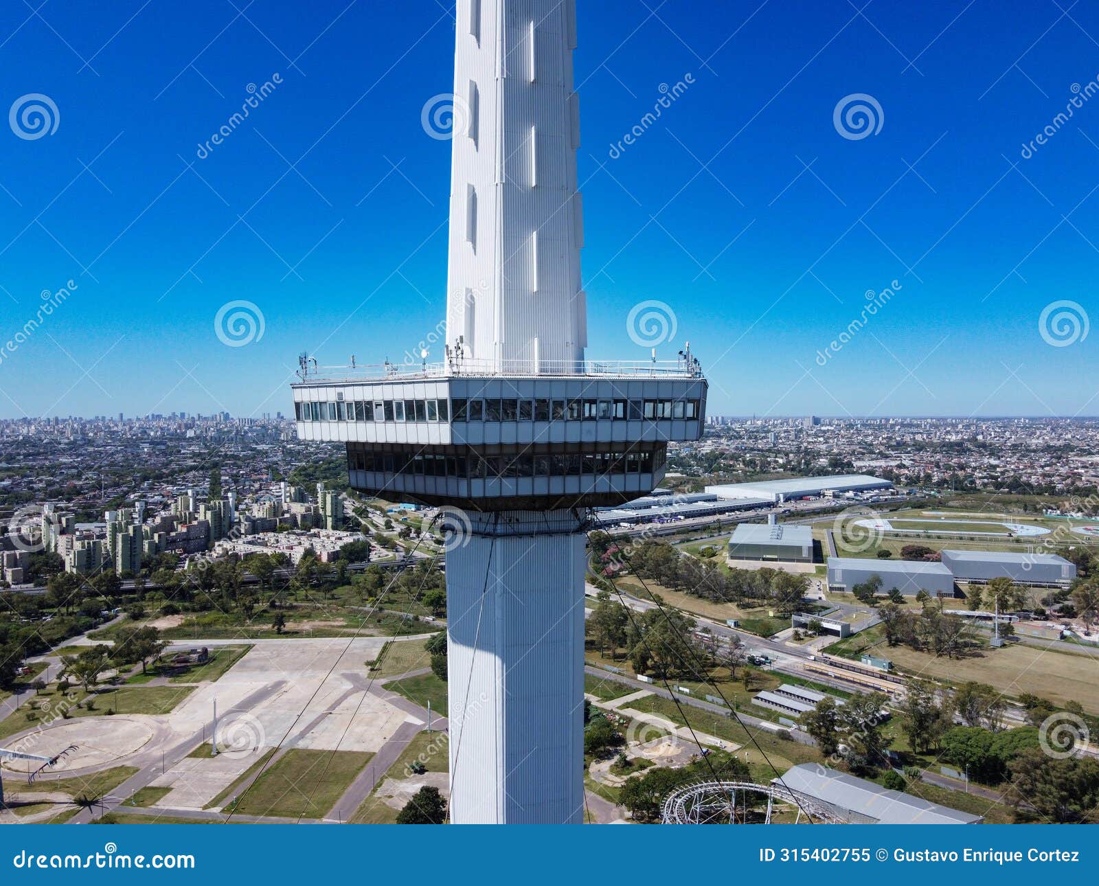 Panoramic Point of the Abandoned Space Tower of the Interama City Park ...