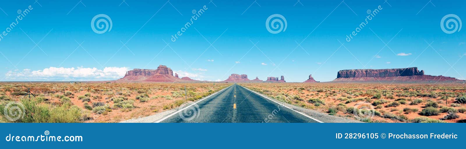 Panoramic road stock image. Image of desert, miles, freedom - 28296105