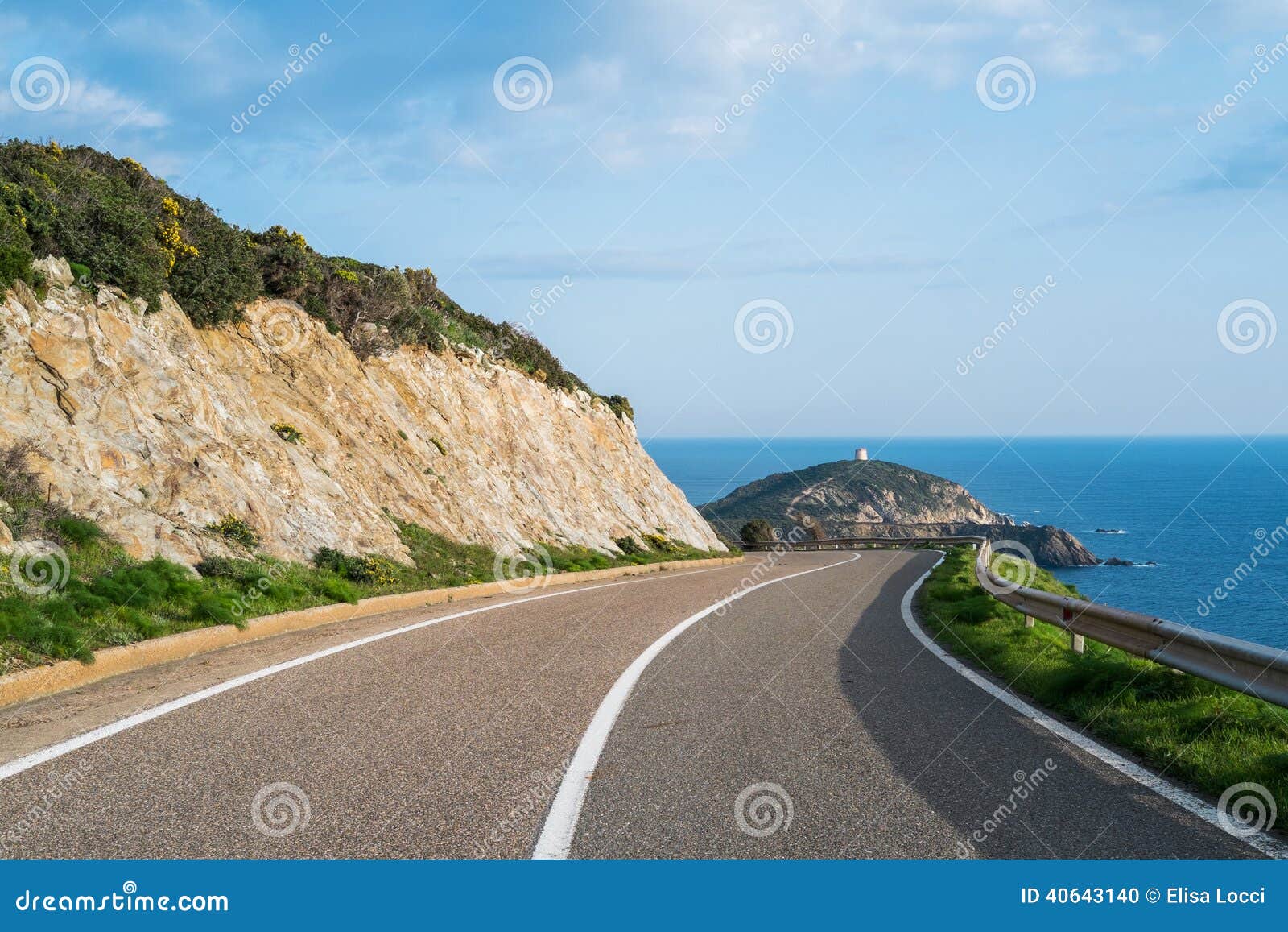 Panoramic road stock photo. Image of italy, winding, asphalt - 40643140