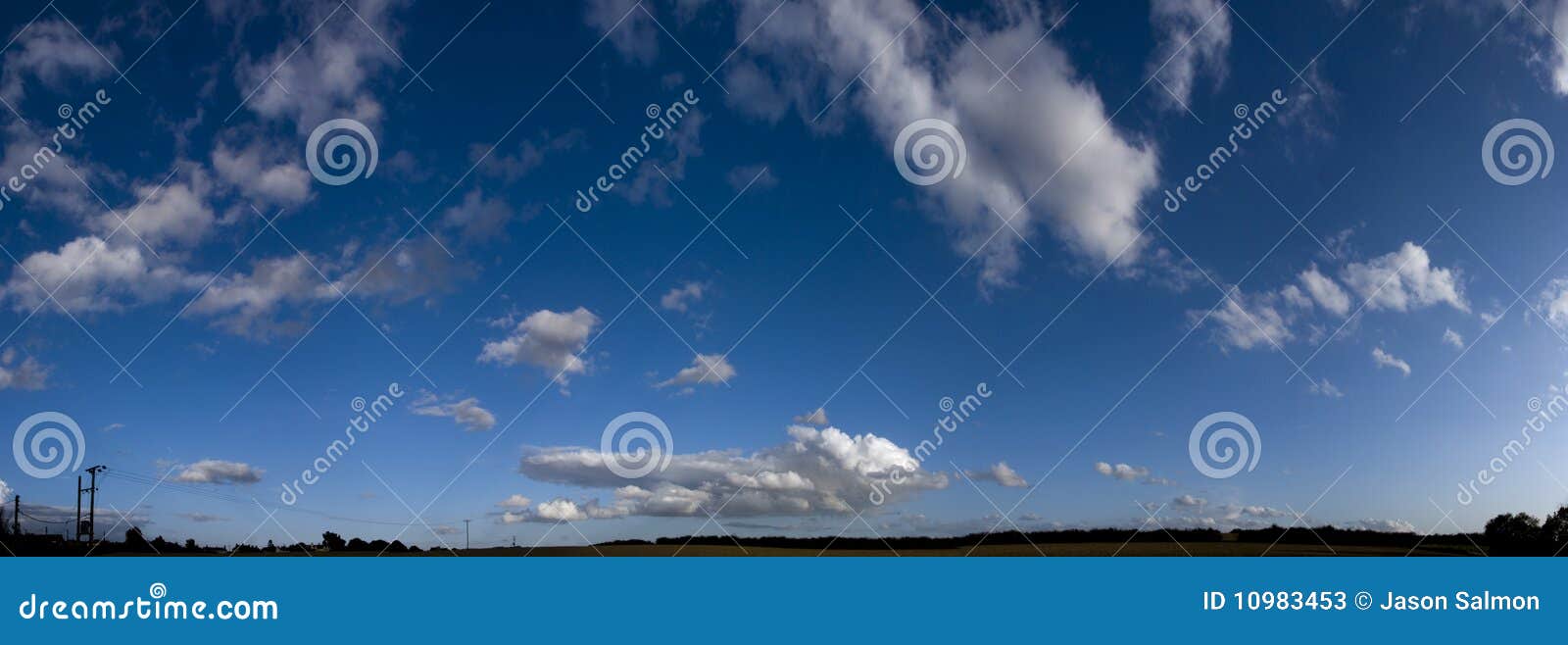 Panoramic sky stock image. Image of atmosphere, cloud - 10983453