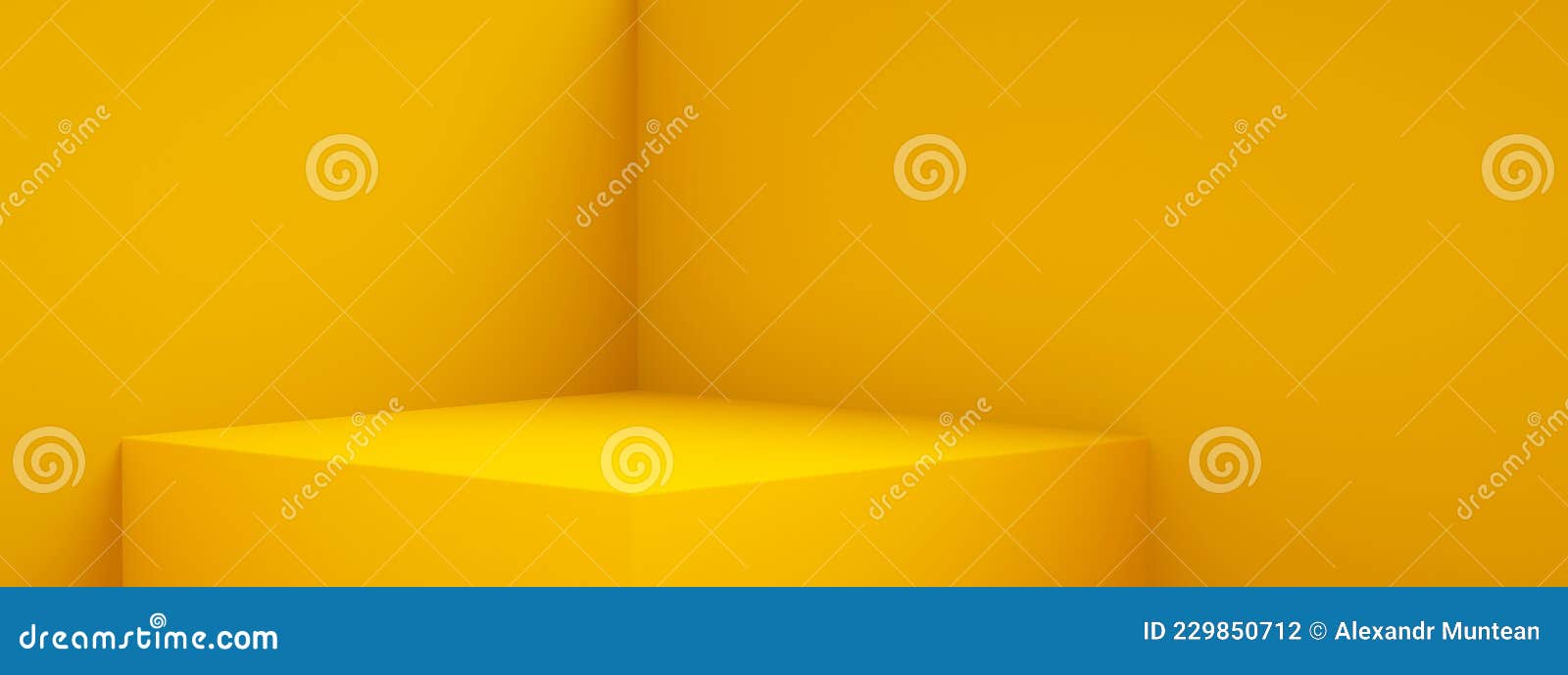 Panoramic Stand for Showing Product Stock Illustration - Illustration ...