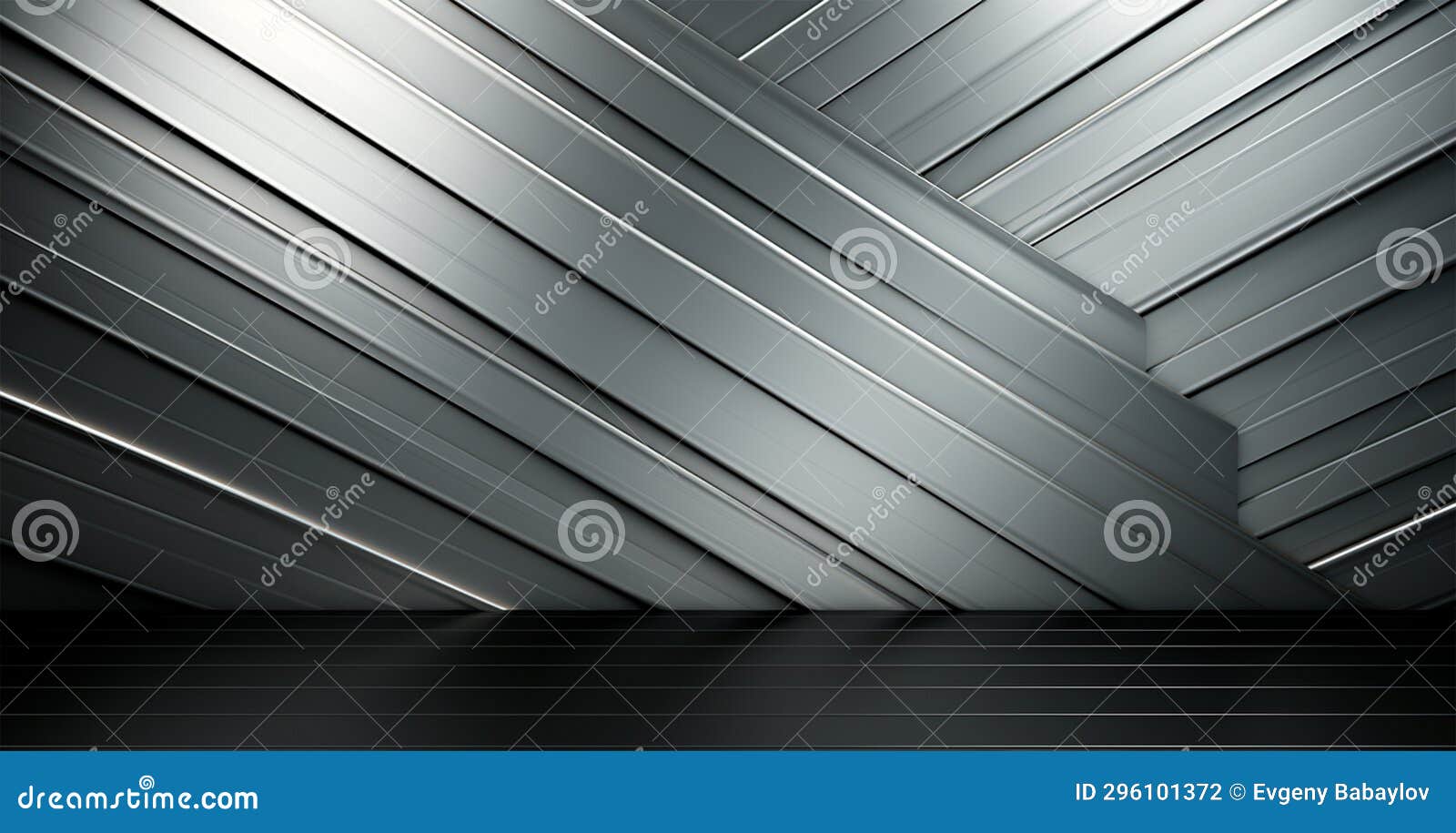 Panoramic Steel Metal Background, Advertising Template - AI Generated ...