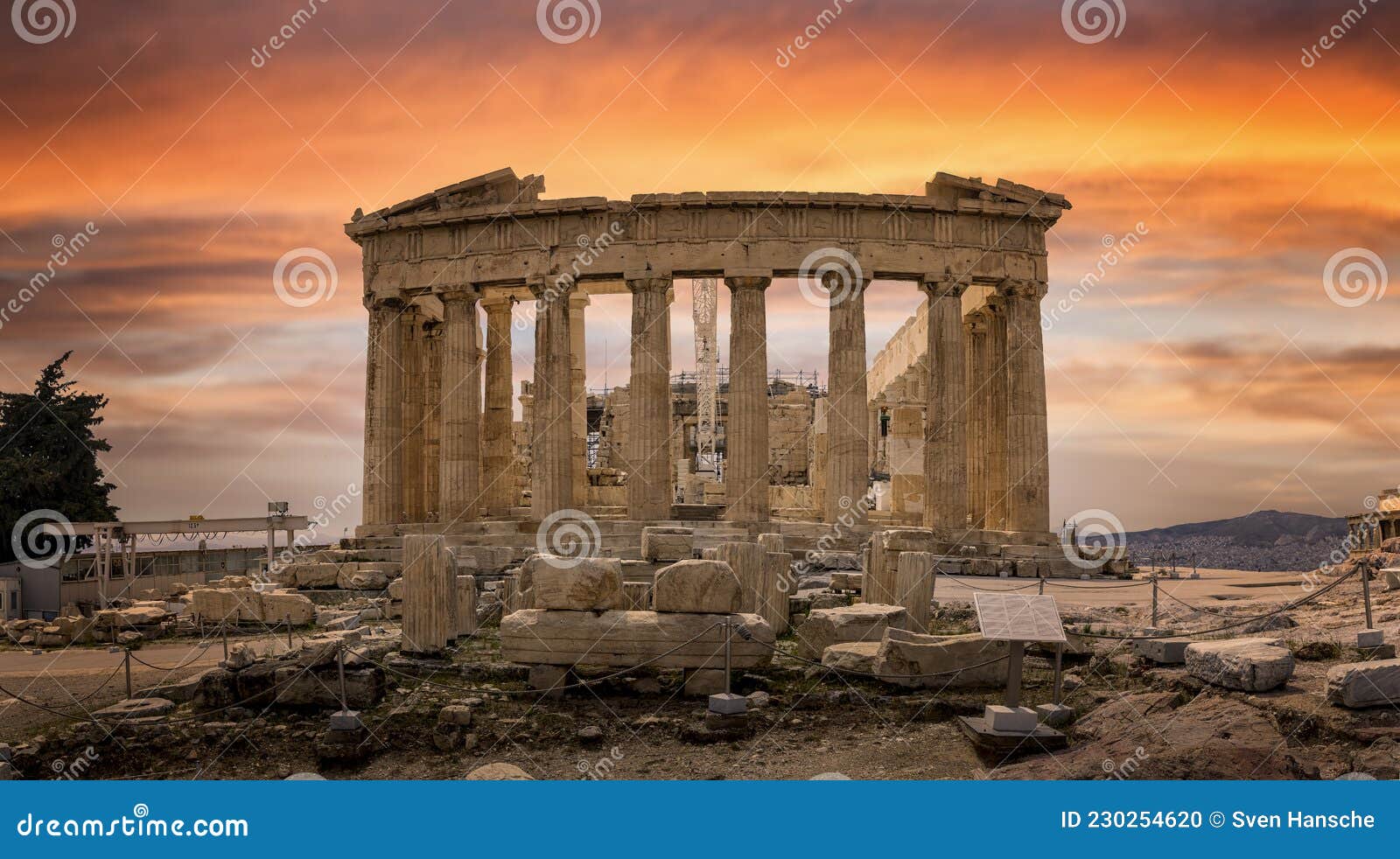 Parthenon Sunset