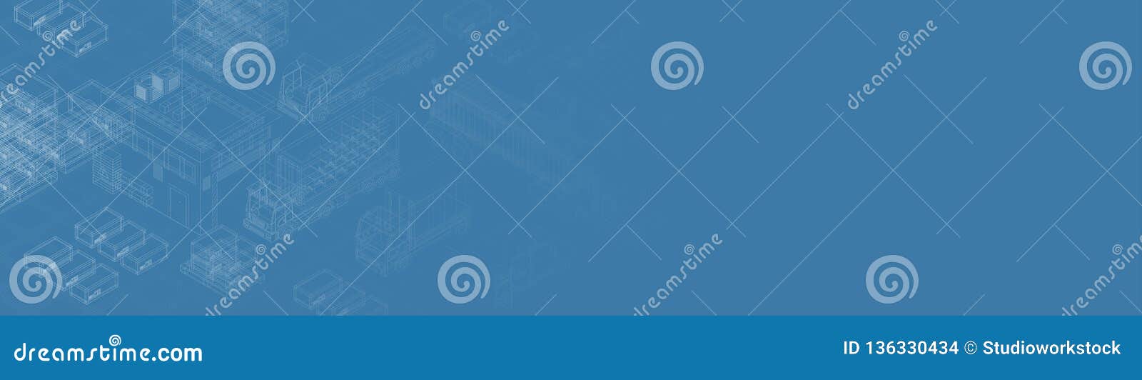 Panoramic Vector of Delivery Transport Stock Vector - Illustration of ...