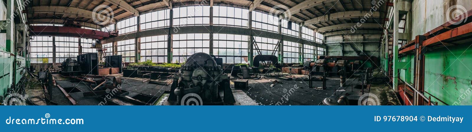 Abandoned Factory Panoramic Interior Stock Photos - Free & Royalty-Free ...