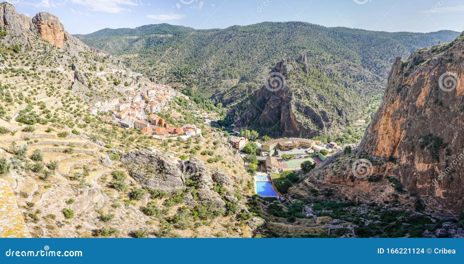 Panoramic view of Aina stock photo. Image of landscape - 166221124