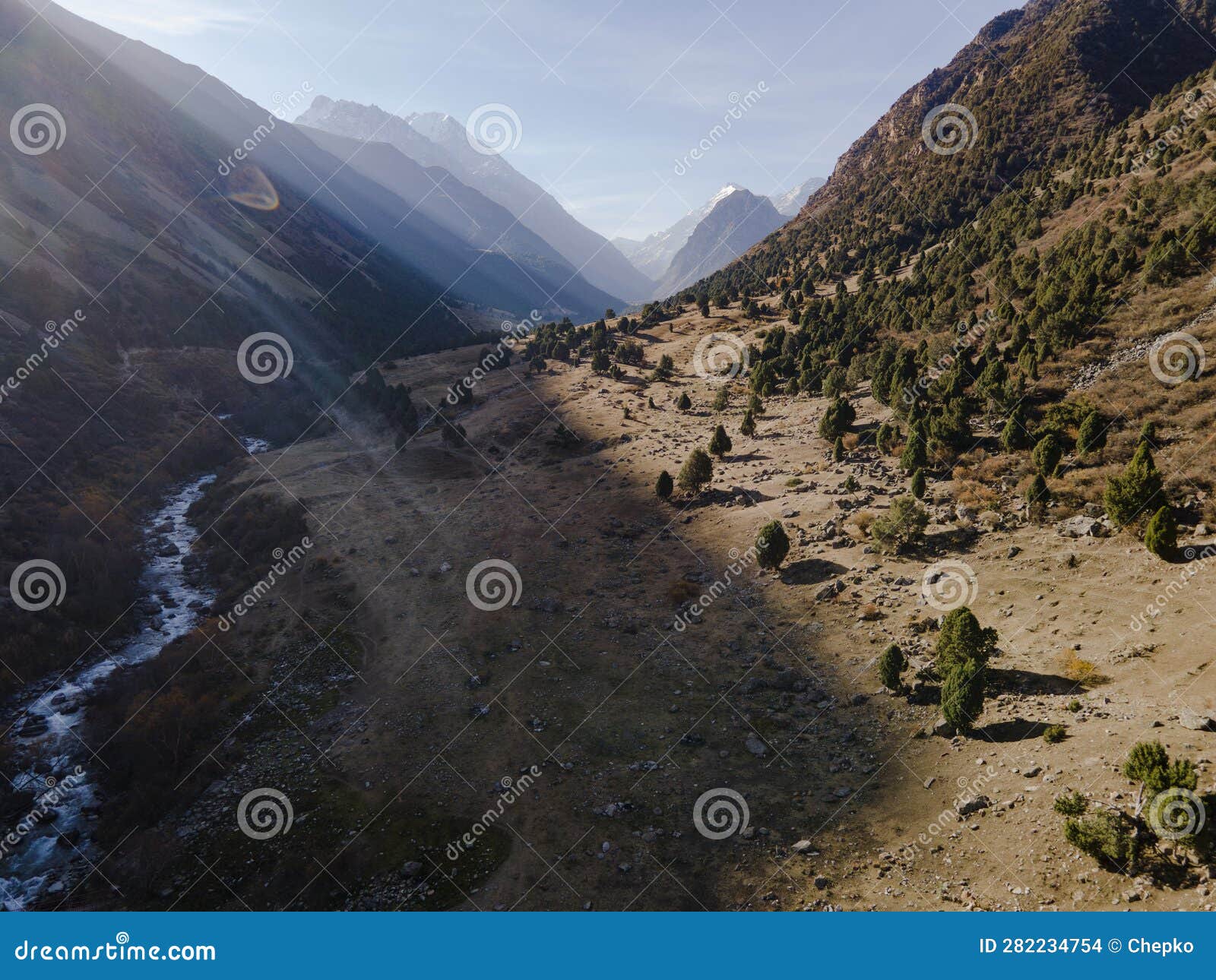 Panoramic View of the Alpan Mountains Kyrgyzstan Stock Photo - Image of ...