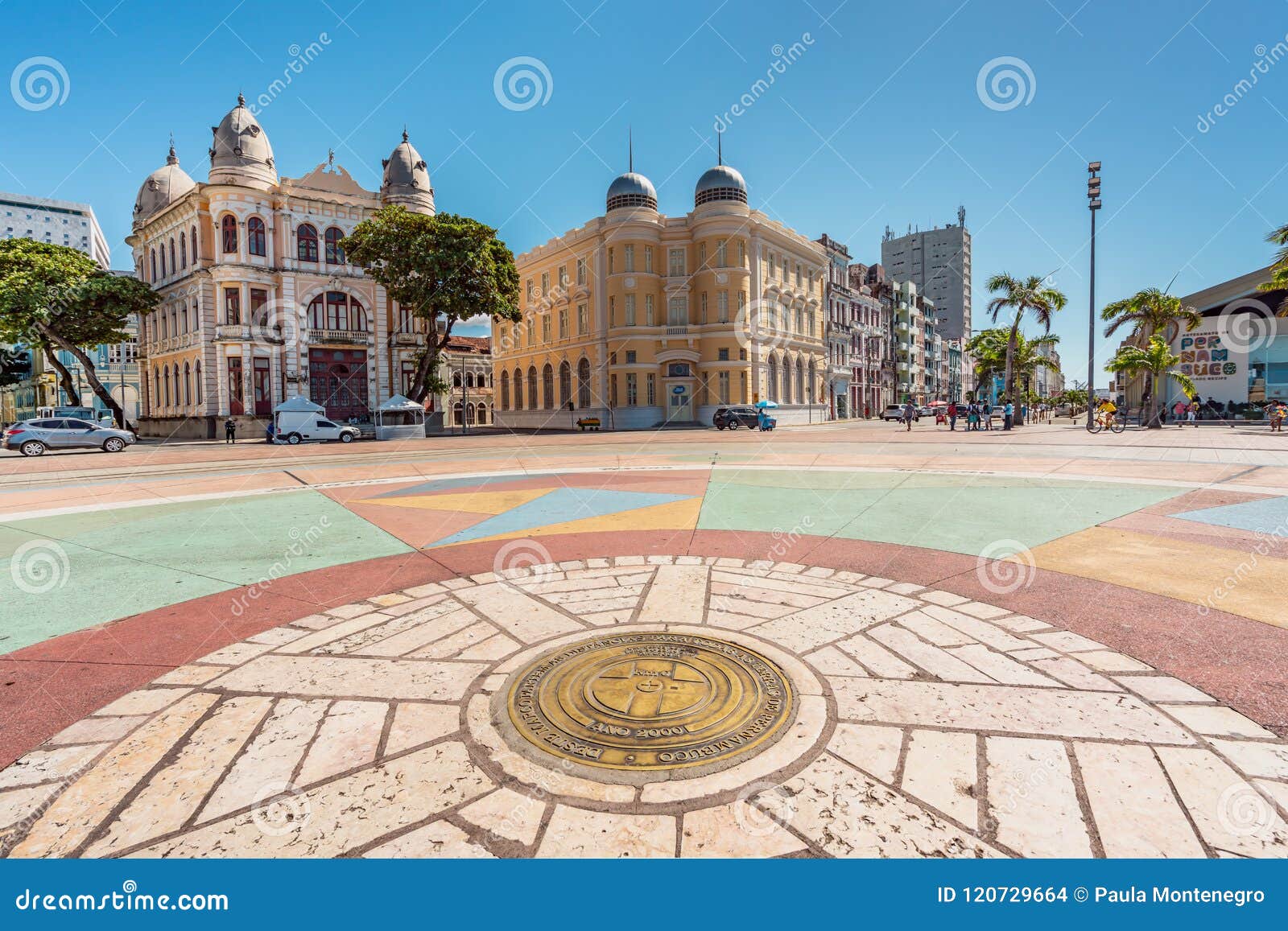 Panoramic View of Architecture in Marco Zero Ground Zero Square at ...