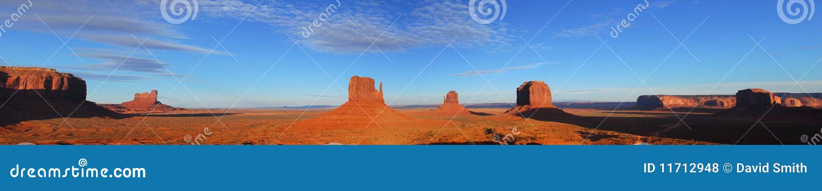 Panoramic View of Artist Point at Monument Valley Stock Photo - Image ...