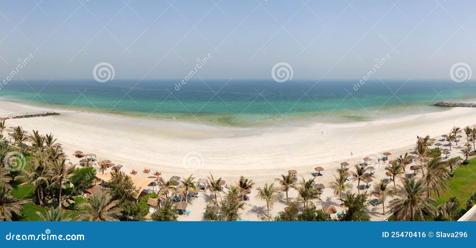 Panoramic view on a beach stock photo. Image of outdoor - 25470416