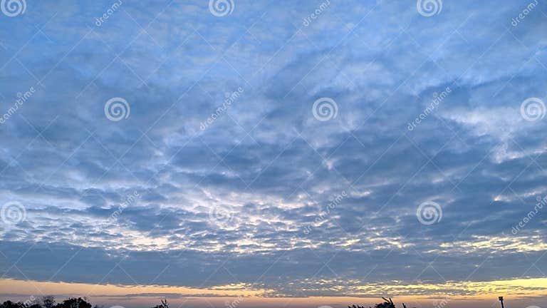 A Panoramic View of a Blue Sky with White Clouds. Stock Photo - Image of atmosphere, blue: 335263932