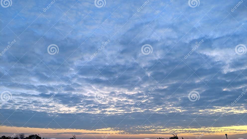 A Panoramic View of a Blue Sky with White Clouds. Stock Photo - Image of atmosphere, blue: 335263932