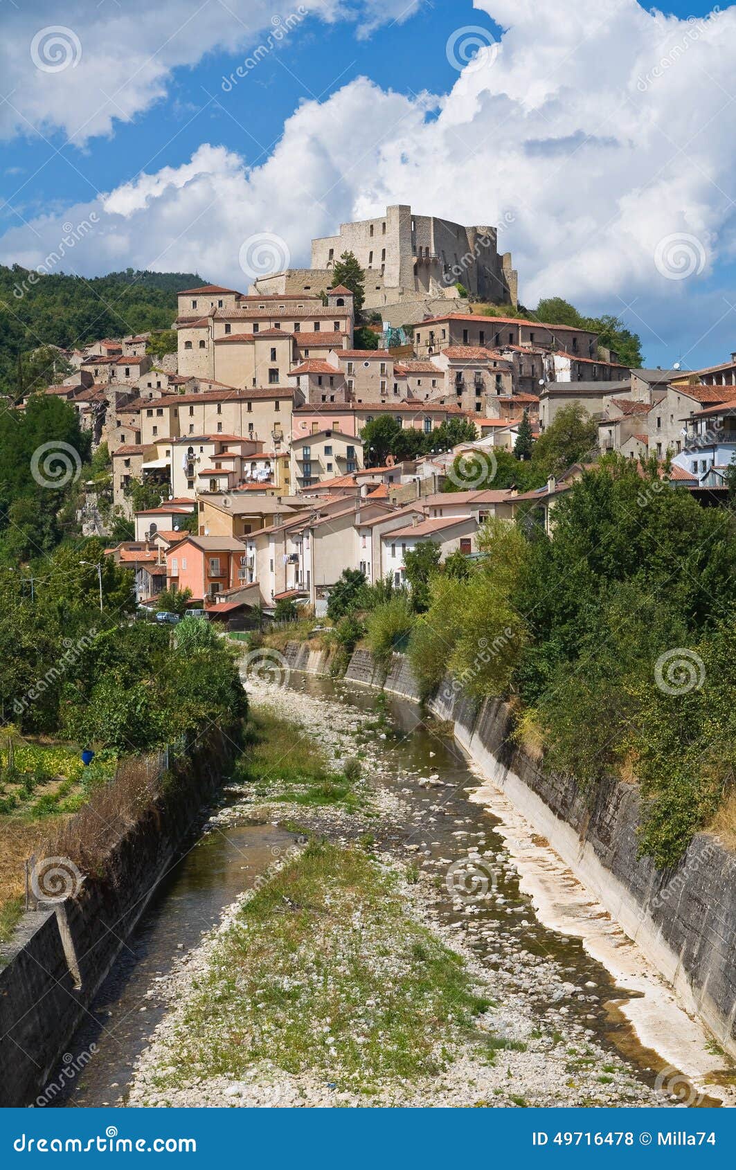 Brienza Basilicata With The Castello Caracciolo Di Brienza In The ...