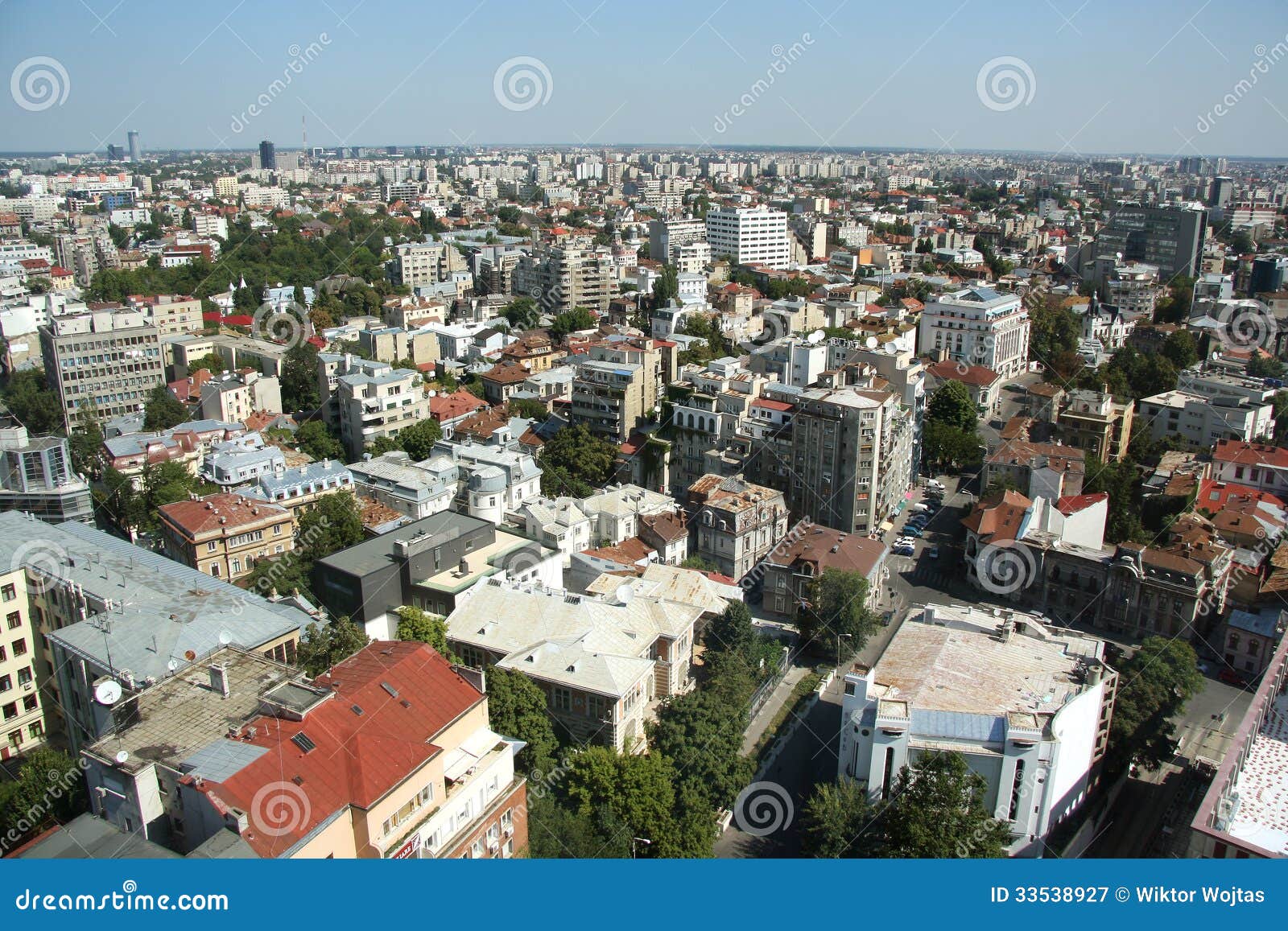 Panoramic View of Bucharest (Romania) Editorial Photography - Image of ...