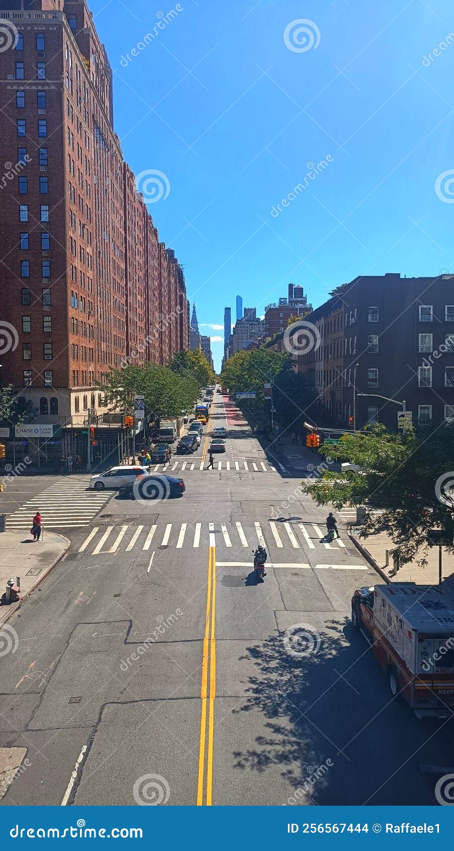 Panoramic View of a Chelsea Street in NY Editorial Stock Image - Image ...