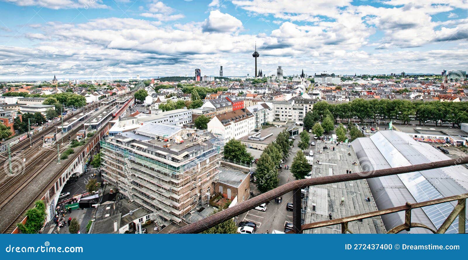 Panoramic View of Cologne Ehrenfeld Stock Photo - Image of destination ...