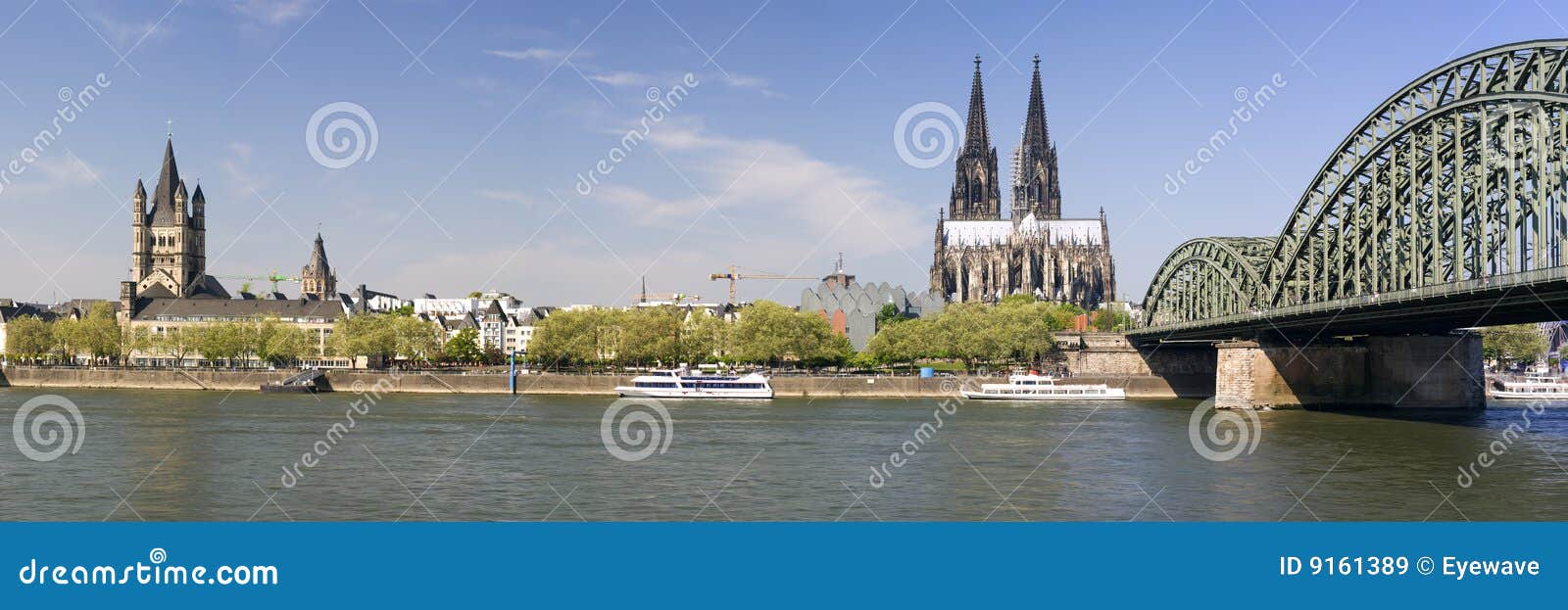 Panoramic View of Cologne Xlarge Stock Image - Image of tourism, travel ...