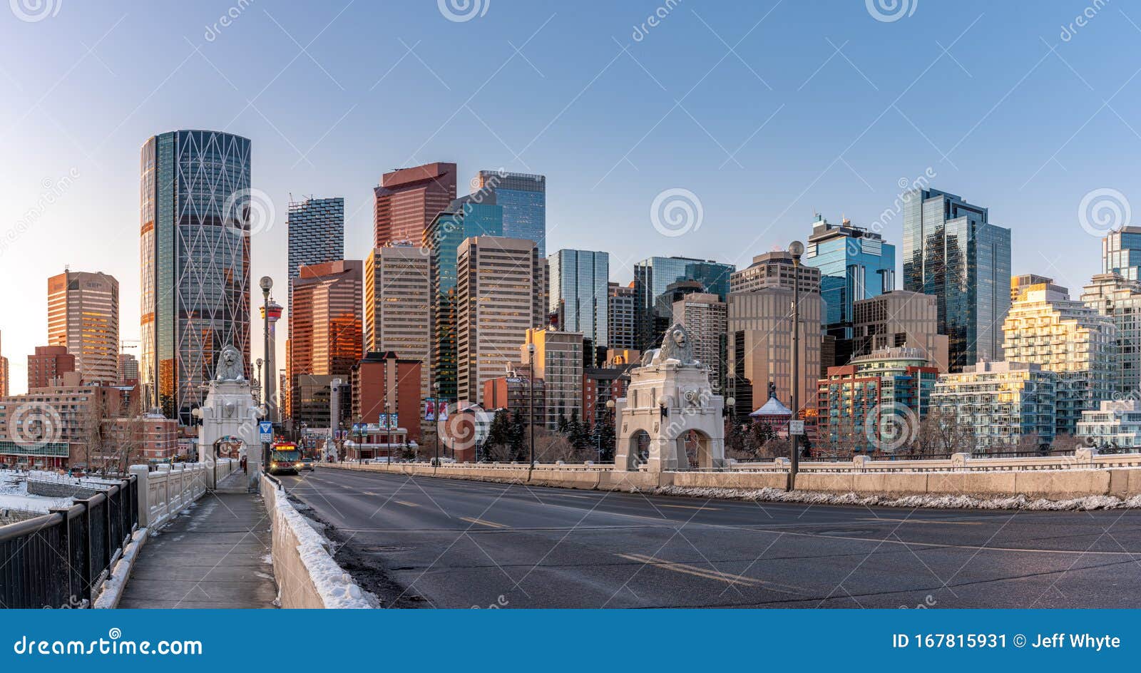 Panoramic View of Downtown Calgary Editorial Photo - Image of class ...