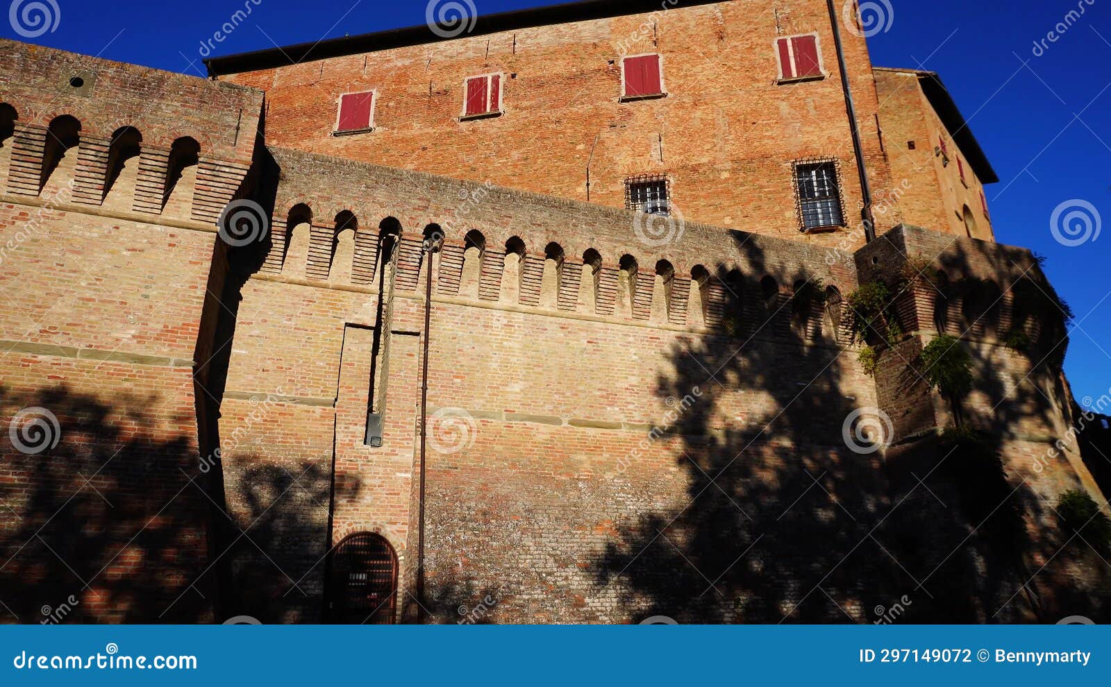 Panoramic View of Dozza Castle in Italy Stock Footage - Video of ...