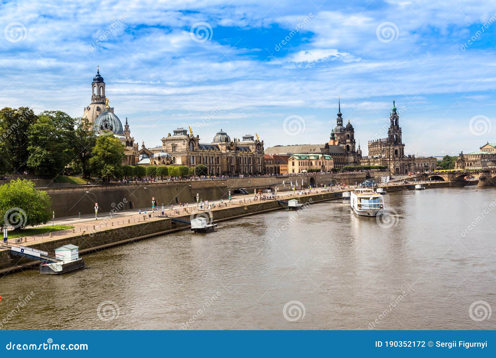 Panoramic view of Dresden stock photo. Image of panoramic - 190352172