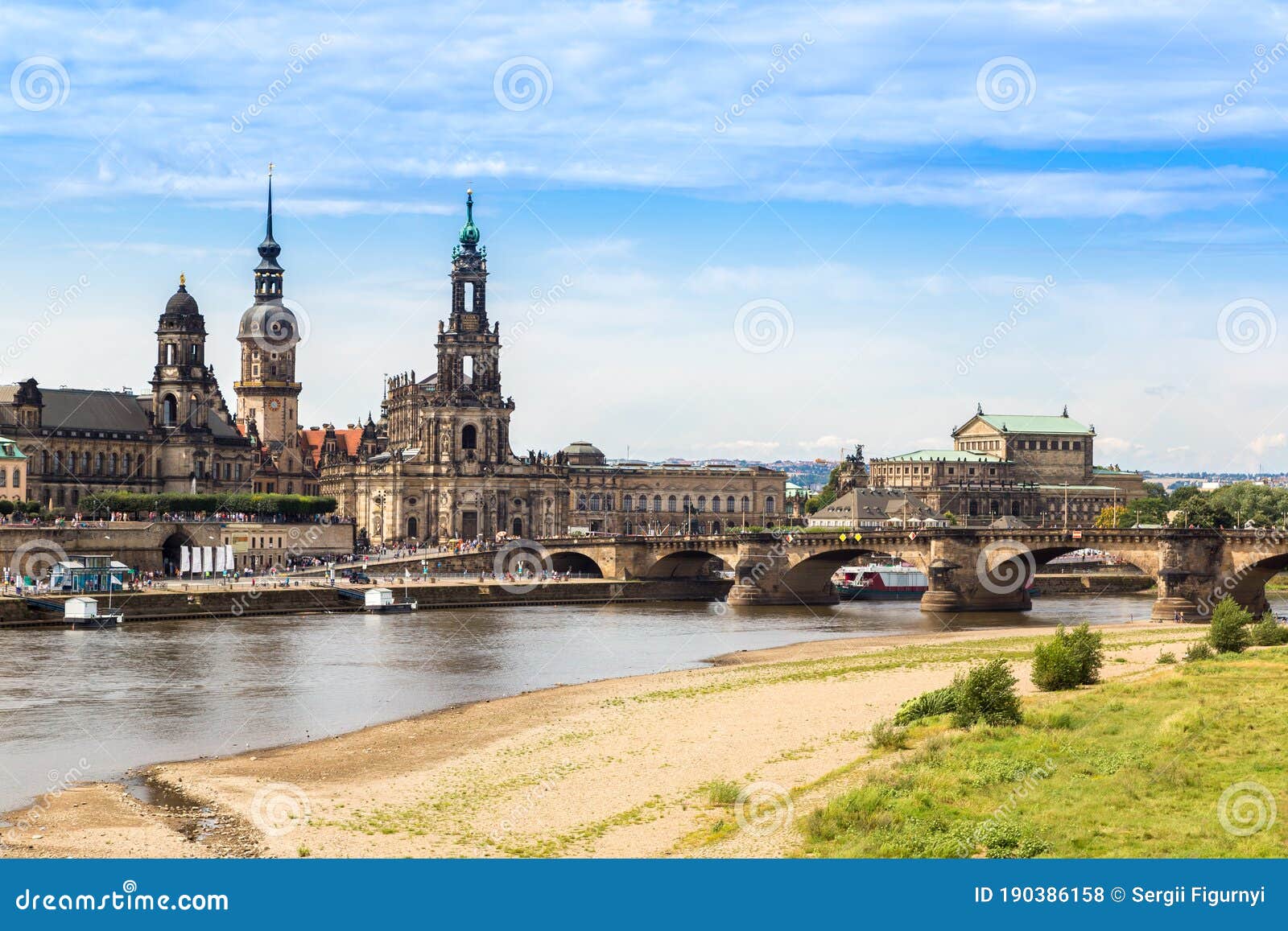 Panoramic view of Dresden stock photo. Image of europe - 190386158