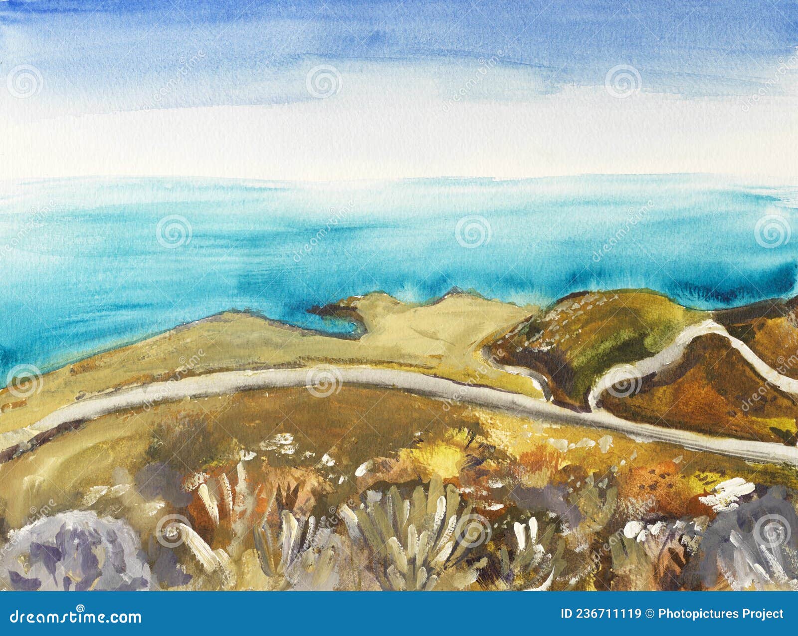 Panoramic View of East of Crete, Greece Stock Image - Image of outdoors ...