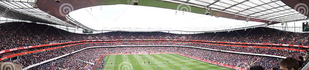 Panoramic View of Emirates Stadium Editorial Stock Image - Image of ...
